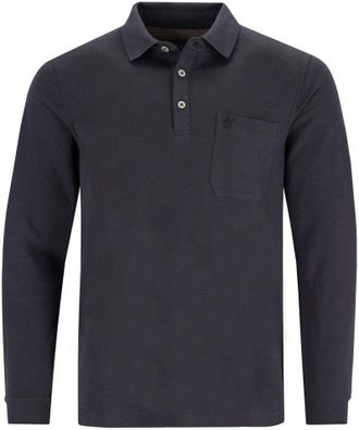 Hajo Langarm-Poloshirt