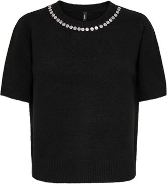 Only Onlabby Life Ss Bling Top O-Neck KNT
