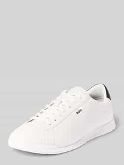 HUGO BOSS Sneaker in Leder-Optik Modell NITAN_LOWP_PLTD
