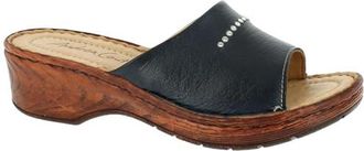 Andrea Conti Mules pour Femme, Bleu, 38 EU