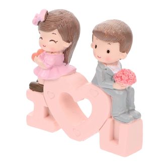 Cabilock Personalisierte Harzstatue Desktop-Figur Ornament F&uuml;r Die Valentinstagsdekoration