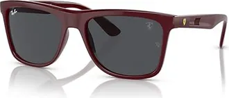 Ray-Ban Rb4413m Scuderia Ferrari Collection Sonnenbrillen Dunkelrot Fassung Grau Glas 57-19
