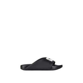 Givenchy Label Flat Mules - - Shoes - Damen - Schwarzk - 40 EU