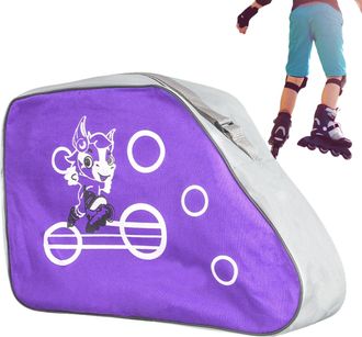 Generico Schlittschuhe - 35,6 cm (14 Zoll), Schultertasche aus Oxford-Stoff: verstellbare, gepolsterte Tasche f&uuml;r 1 Paar Schlittschuhe und Helme, garantiert ei