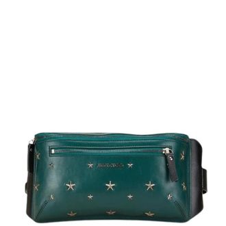 Jimmy Choo London Pre-owned Leder Umh&auml;ngetasche - - Pre-owned - Damen - Gr&uuml;n - ONE SIZE
