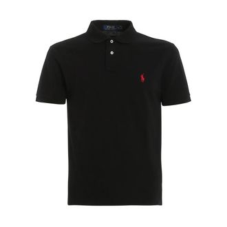 Polo Ralph Lauren Klassische Polo-Shirts - - Tops - Herren - Schwarzk - M