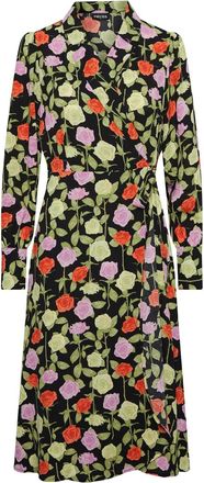 Pieces PCBLOSSOM LS WRAP Dress