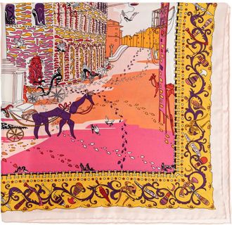 Ferragamo Femme, Accessoires, Multicolore, Taille: ONE Size Palazzo Scarf