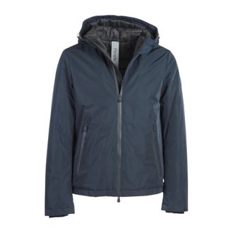 People of Shibuya Homme, Vestes, Bleu, Taille: 3XL Veste dhiver à capuche imperméable