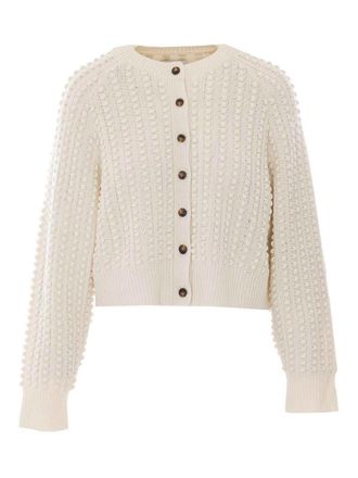 Loulou Studio Cardigan - Wei&szlig;