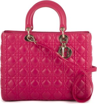 Dior Crossbody Bags - Large Lady Dior Zip GM - Gr. unisize - in Rosa - f&uuml;r Damen