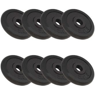 vidaXL Hantelscheiben 8 Stk. 8x2,5 kg Gusseisen Vidaxl