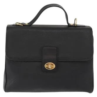 Gucci Sac &agrave; main vintage doccasion - Femme - Pre-owned - Noir - Taille: ONE Size