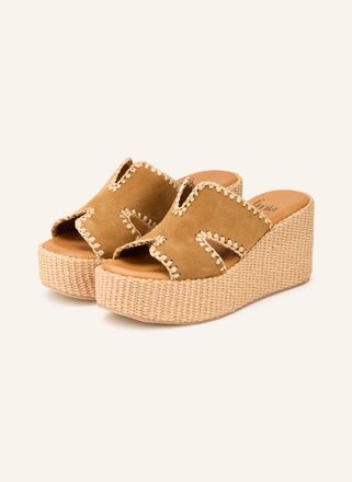 &Egrave; Mia &Egrave; Mia Plateau-Wedges beige