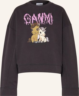 Ganni Sweatshirt Isoli schwarz