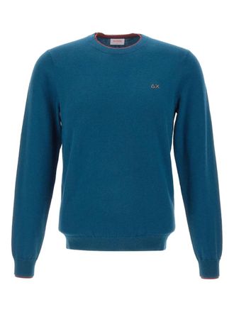 Sun 68 pull à col rond - Bleu