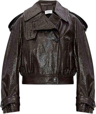 Sportmax Lederjacke - Braun