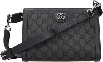 Gucci OphidiaHommes Sac Bandouli&egrave;re Tissu Gris