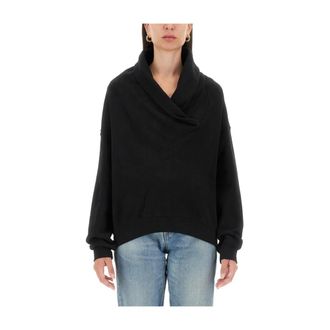 Saint Laurent Damen, Sweatshirts & Hoodies, Schwarzk, MGr&ouml;&szlig;e
