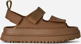 UGG GoldenGlow Sandale f&uuml;r Kinder | UGG EU in Bison Brown, Gr&ouml;&szlig;e Polyurethan/Textil