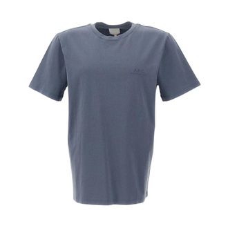 A.P.C. Rundhals-T-Shirt - - Tops - Herren - Blau - M
