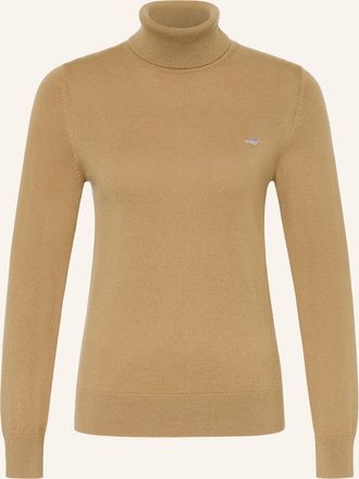 GANT Rollkragenpullover braun