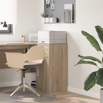 vidaXL Credenza Rovere Sonoma 38 X 34.5 X 75 Cm Legno Multistrato - Vidaxl