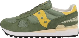 Saucony Herren Shadow ORIGINAL U Sneaker, Green/Yellow, 41 EU