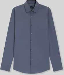 HUGO BOSS Slim Fit Businesshemd aus Baumwoll-Mix Modell H-HANK-KENT