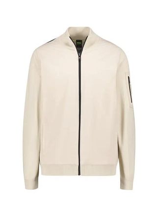 HUGO BOSS Herren Pullover beige unifarben
