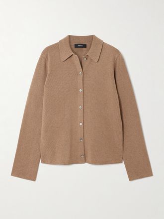Theory Cardigan Aus Einer Kaschmir-wollmischung - Neutral