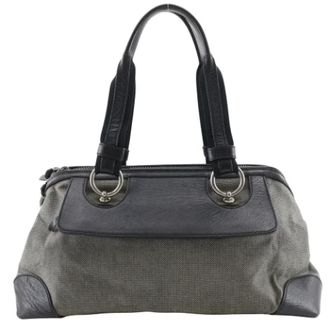 Bottega Veneta Pre-owned Toile sacs-ports-paule - Femme - Pre-owned - Noir - Taille: ONE Size
