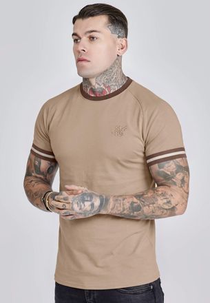 Siksilk Herren Beige, Ecru Turnier T-Shirt XXL