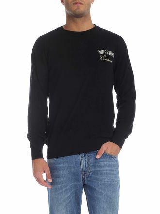 Moschino Pull Col Rond - Noir