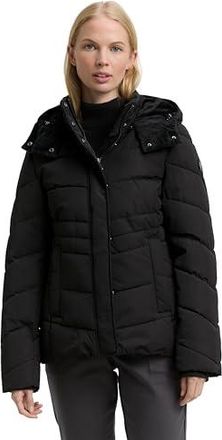 Tom Tailor 1047527 Jacket, 14482-Deep Black, M Femmes