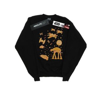 Star Wars Gingerbread Battle Sweatshirt f&uuml;r Herren (Schwarz)