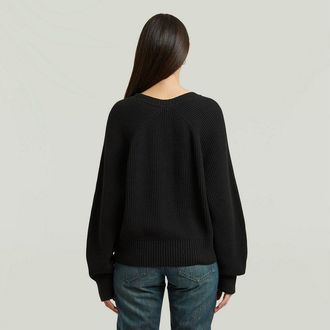 G-Star Strickpullover Unit Crew Knit wmn mit Rundhals, oversize