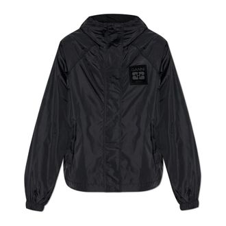 Ganni Kapuzenjacke - - Jackets - Damen - Schwarzk - XS