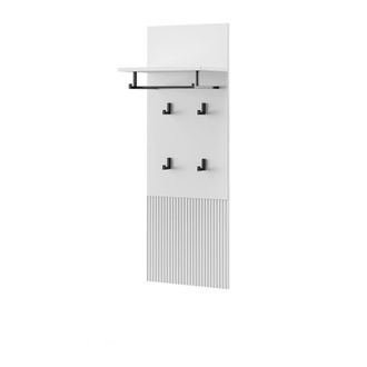 Vicco Portemanteau mural Eliza, Blanc, 43x120cm, Vicco