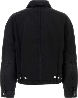 Amiri Vintageblack Cotton Giubbini Jacket