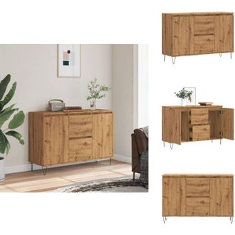 vidaXL Sideboard Artisan-Eiche 104x35x70 cm Holzwerkstoff - Sideboard - Sideboards - Kommode - Buffet