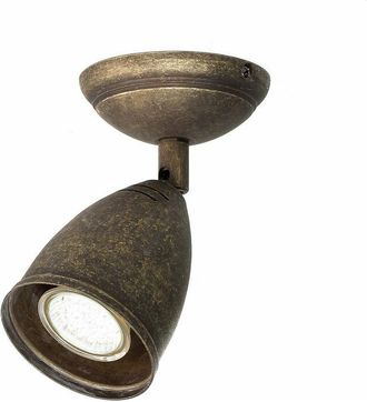 Licht-Erlebnisse Licht-erlebnisse - Deckenspot Stoccolma Messing Antik