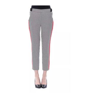 Byblos Pantalon Coupe Courte Pied-de-poule - Femme - Pantalons - Multicolore - Taille: 36 FR