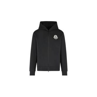 Moncler Homme, Sweatshirts et sweats &agrave; capuche, Noir, Taille: L SweaT-shirt z kapturem rozpinany