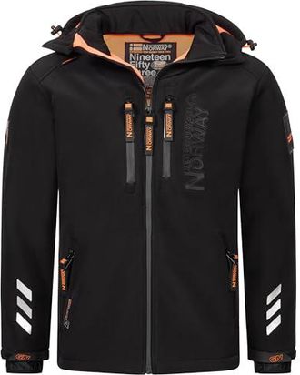 Geographical Norway IMS Production Veste softshell pour lautomne et lhiver, Richy - Noir, XXL