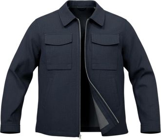 Brixtol Textiles Homme, Vestes, Bleu, Taille: M Murray Linen Overshirt