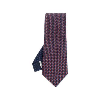 Ferragamo Trofeo Gancini Seidenkrawatte - - Accessories - Herren - Mehrfarbig - ONE SIZE