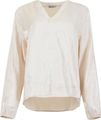 Maicazz Femme, Blouses et Chemises, Beige, Taille: 48 FR Blouse Josina