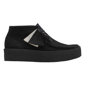 Clarks Wallabee Stiefel f&uuml;r Herren, Nubukleder (Schwarz)