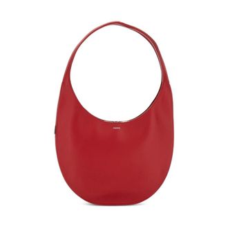 Coperni Femme, Sacs, Rouge, Taille: ONE Size Poignée Supérieure Courbée en Cuir Rouge Doux